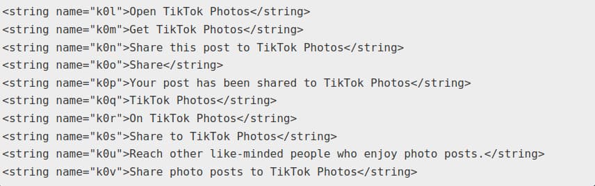 #TikTok esta construyendo su propio clon de Instagram para las fotos