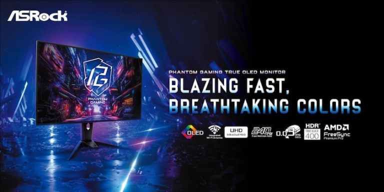 #ASRock reveló su primer monitor IPS para gaming de 520 Hz